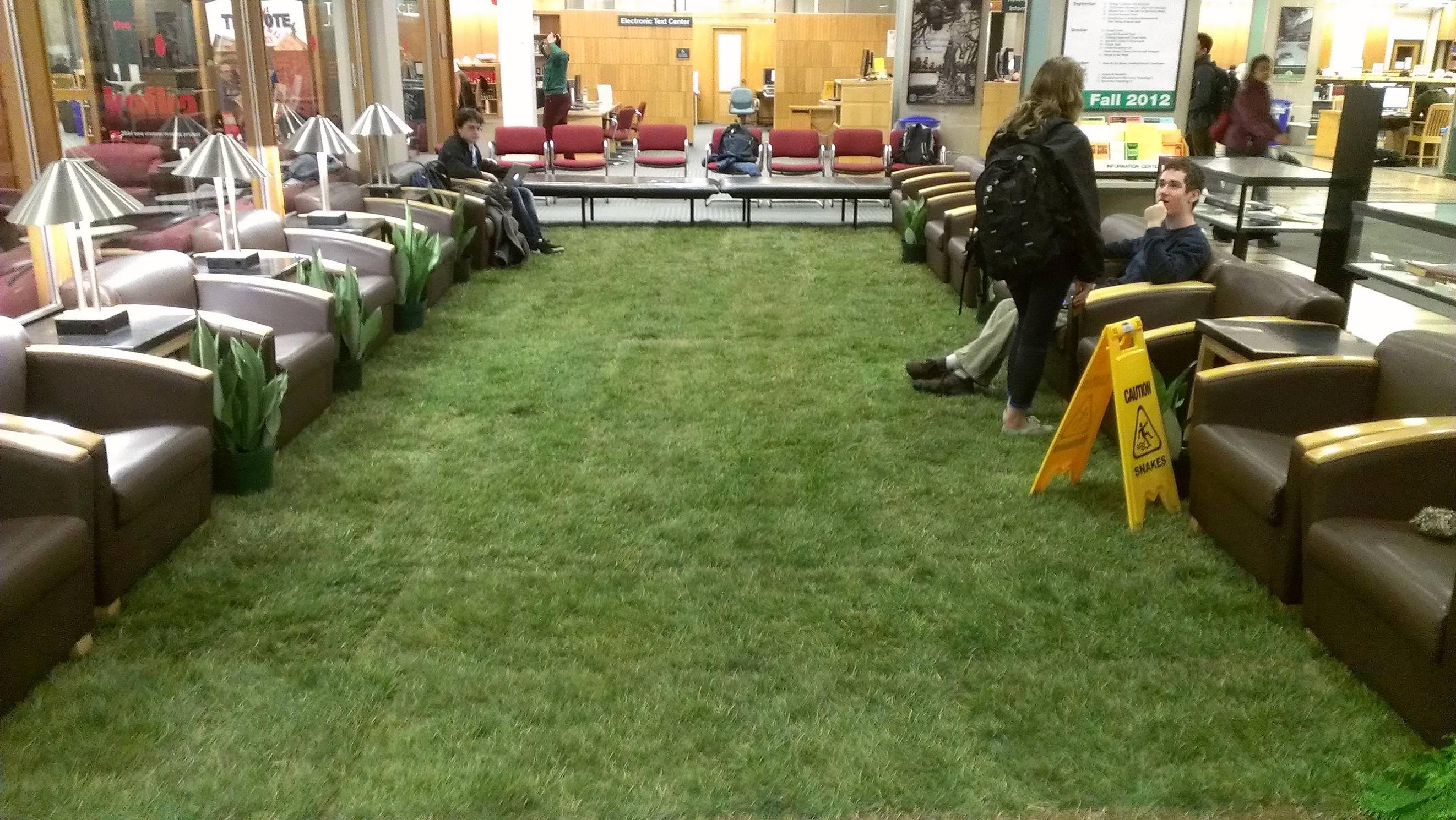 Outdoors Indoors At The Library | Travel Between The Pages