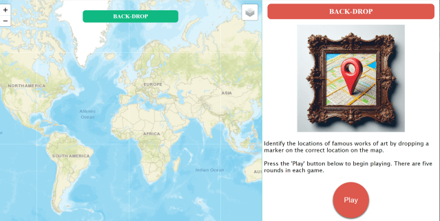 Fun and Games with Art and Maps | Travel Between The Pages